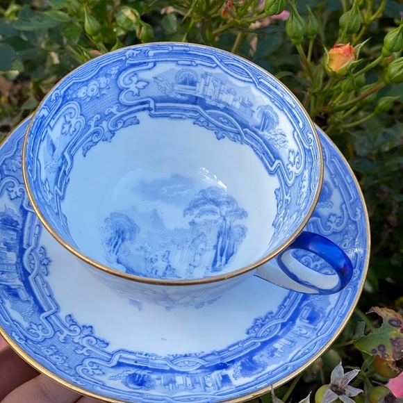 Atlas China | Dining | Very Rare Atlas China Stoke On Trent Blue And ...